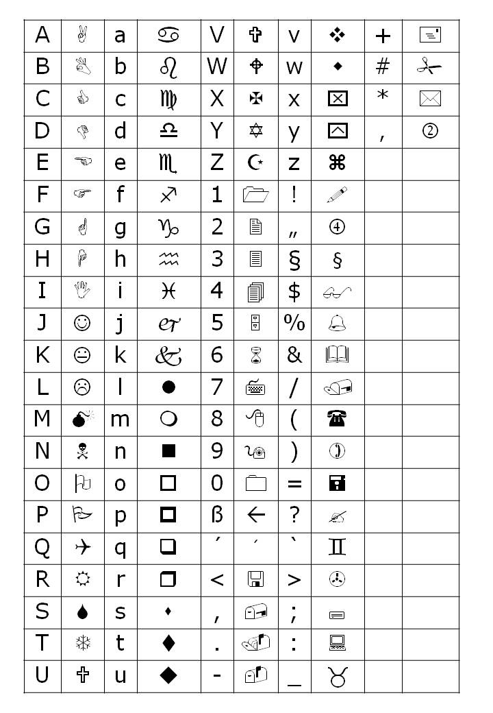 Wingdings 1